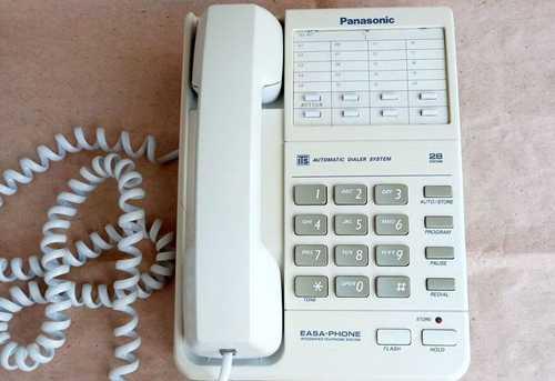 Телефон кнопочный стационарный panasonic