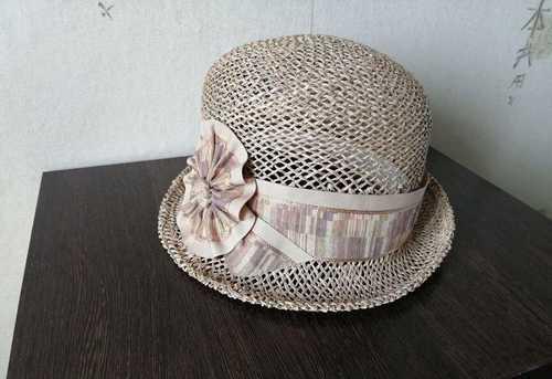 Соломенная шляпа женская