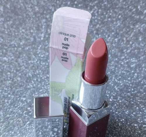 Clinique помада nude pop 01, primer, base