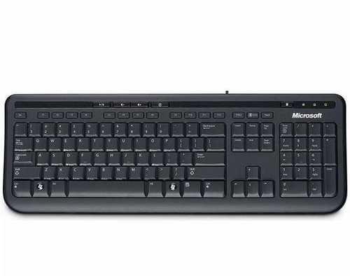Клавиатура Microsoft Wired Keyboard 600, черный
