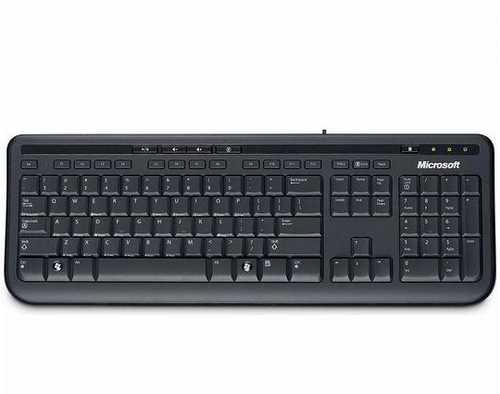 Клавиатура Microsoft Wired Keyboard 600, черный