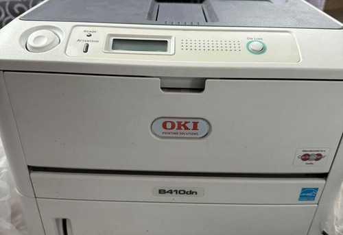 Принтер лазерный OKI B410dn, ч/б, A4
