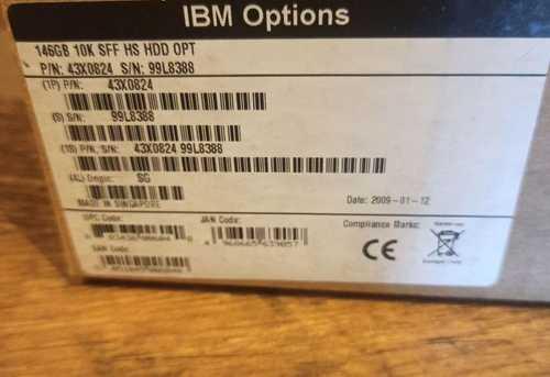 Жесткий диск hdd 146GB IBM 43X0824