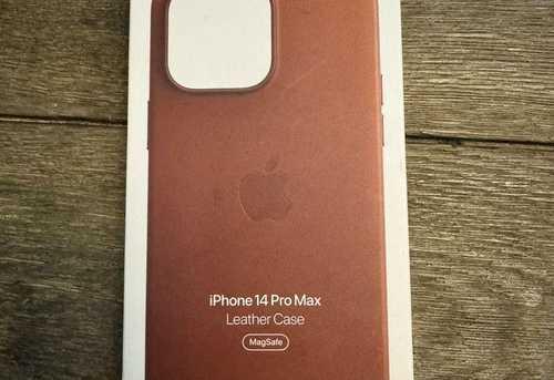 Чехол Apple iPhone 14 pro max leather case