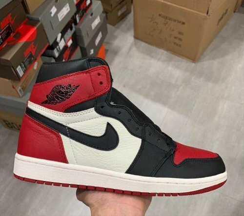 Nike Air Jordan 1 Bred Toe LUX 41-45