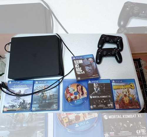 Sony playstation 4 1tb с дисками