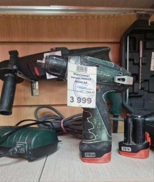 Шуруповерт metabo power maxx BS