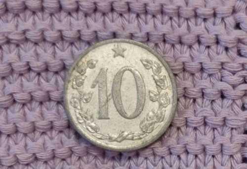 Монета Чехословакии 1965 г