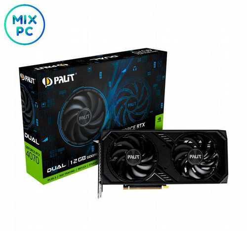 Видеокарта RTX4070 12GB Palit Dual NE64070019K9-1048D