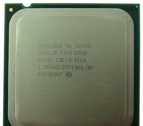 Продам Intel Pentium Dual-Core E6600 + 4 процессор