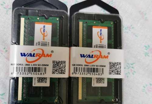 Память для ноутбука ddr3l 8gb 1866