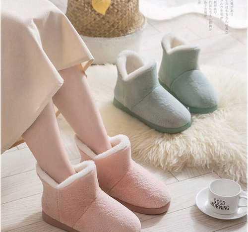 Домашние тапочки ugg угги 35.5-36р мягкие розовые