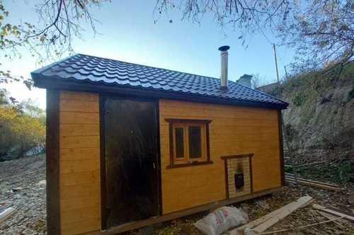 Баня под ключ 4х4 метров