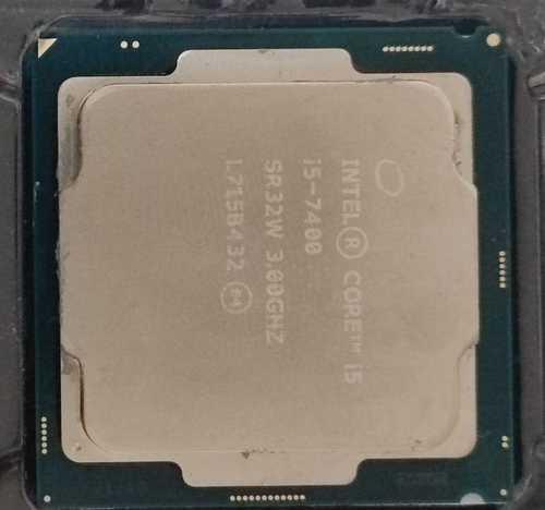 Процессор Intel core i5 7400, s1151