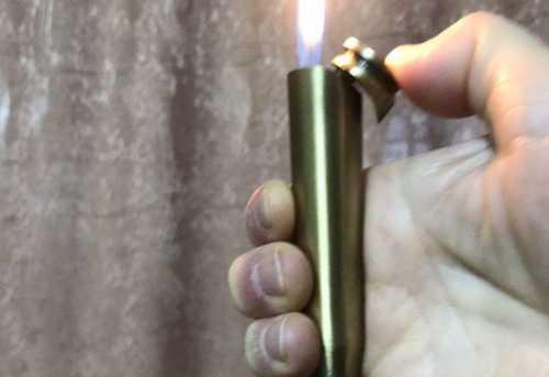 Газовая зажигалка - шариковая ручка "Патрон"