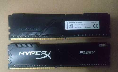 Kingston HyperX fury Black DDR4 16GB 3200Mhz