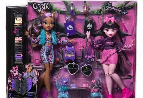 Monster High Faboolous Pets Дракулаура и Клодин