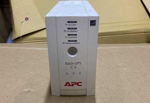 Ибп APC Back-UPS CS 650