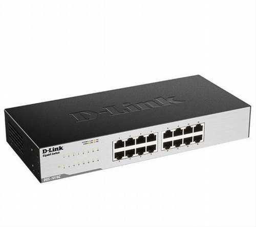 Гигабитный свич (коммутатор) D-Link DGS-1016С