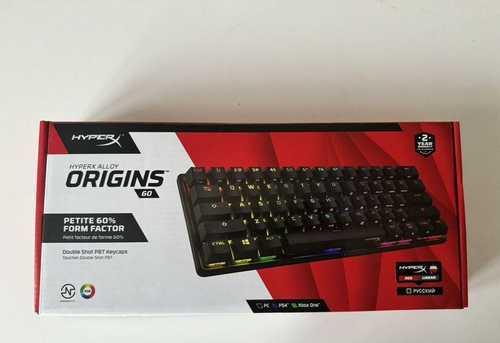 Игровая клавиатура HyperX Alloy Origins 60 black