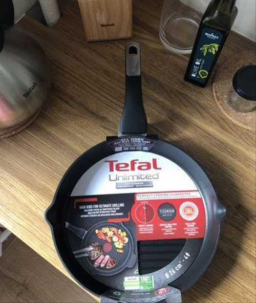 Сковорода-гриль tefal Unlimited 26 см