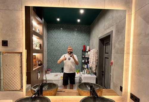 Зеркало для ванной с подстветкой