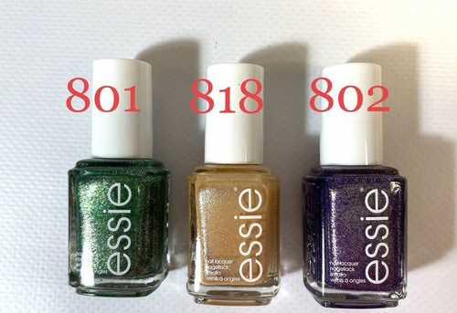 Лак для ногтей essie 818, 801, 802 новый оригинал