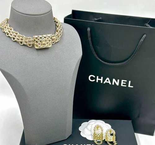 Чокер Браслет Серьги Chanel