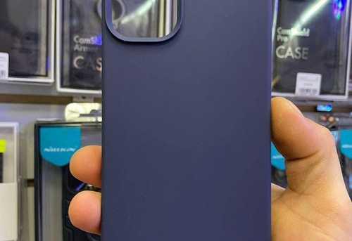 Чехол синий Silicone Case BMW iPhone 14 Plus