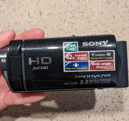 Видеокамера sony hdr cx130