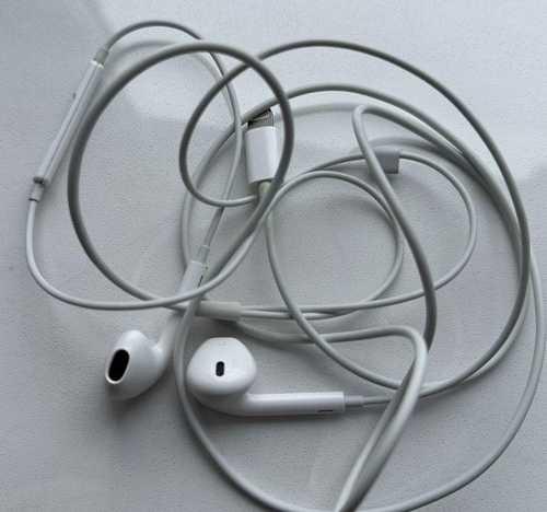 Наушники apple earpods lightning