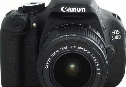 Фотоаппарат canon 600D kit 18-55mm ii (Гарантия)