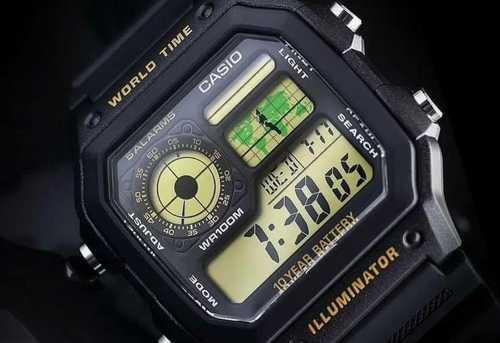 Мужские электронные часы Casio 1200 оригинал