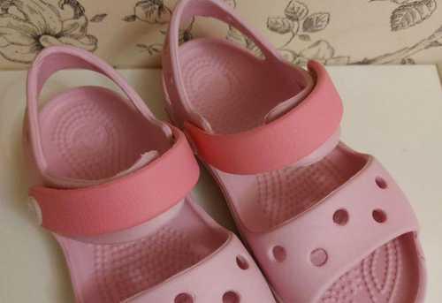 Сандали crocs c9 розовые