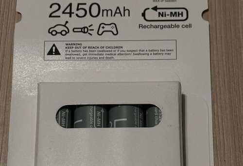 Аккумуляторы IKEA ladda 2450mAh AA новые