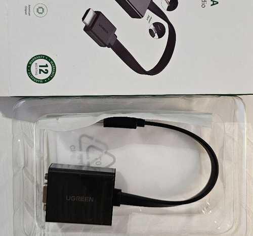 Переходник hdmi to vga ugreen