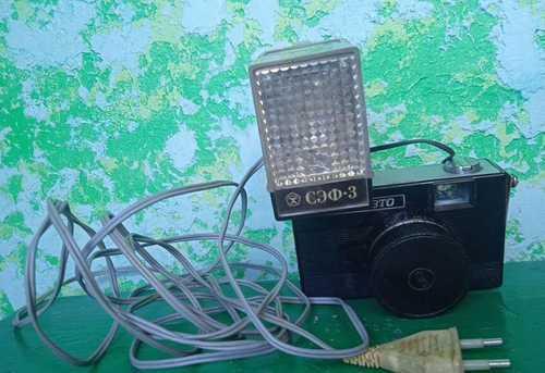 Плёночный фотоаппарат Вилия авто и фотовспышка