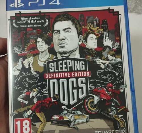 Sleeping dogs Диск PS4