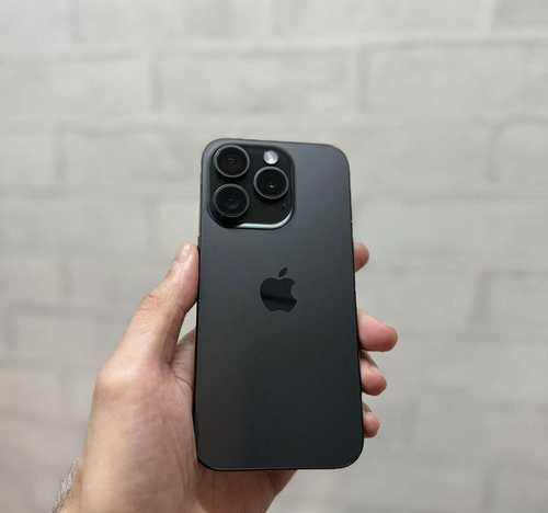 iPhone 15 Pro 128gb Идеал, АКБ 100, 2 мес (2 Sim)
