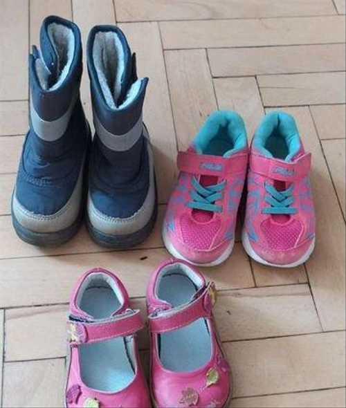 Детская обувь на девочку 3-4 года. (24-25р)
