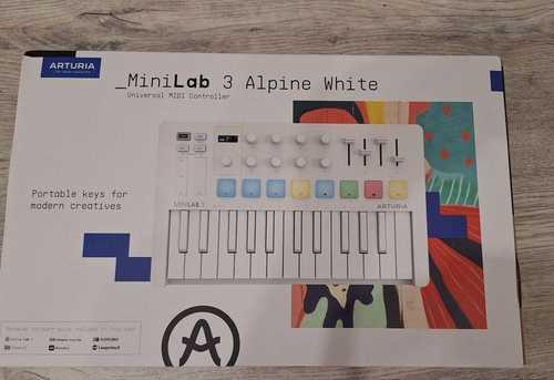 Arturia MiniLab 3 Alpine White