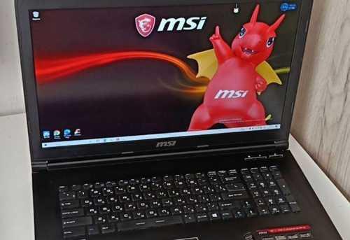 Огромный Монстр MSI Core i7 SSD 8GB GTX 950M 2GB