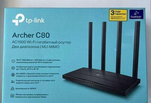 Wifi роутер tp link archer c80