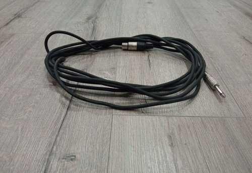Proel. Акустический кабель XLR-jack6.3
