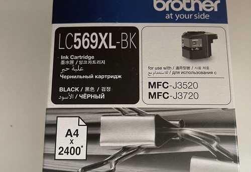 Тонер-картридж черный Brother LC569XL-BK
