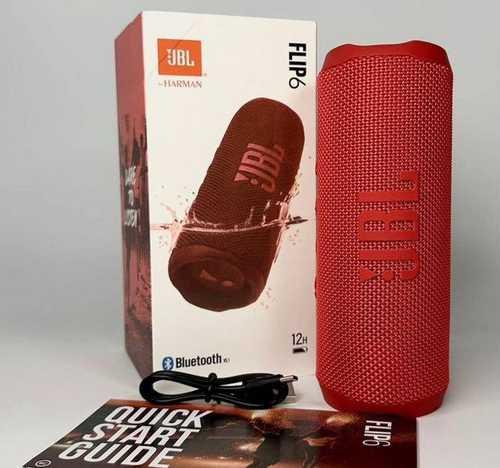 Колонка jbl flip 6 (красная)