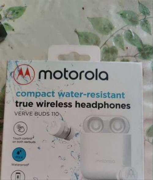 Беспроводные наушники motorola verve buds 110