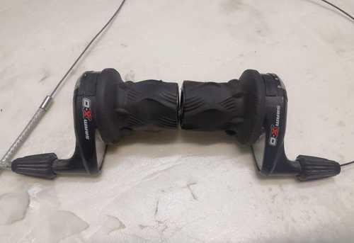 Грипшифты sram X0, X5 3х9 скоростей, пара