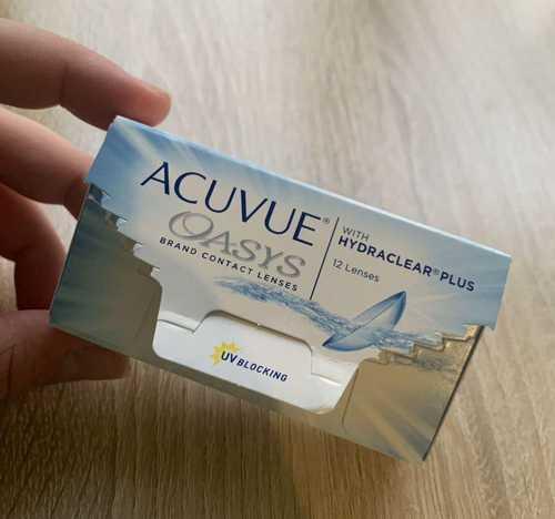 Линзы контактные (1.25)acuvue oasys двухнедельные