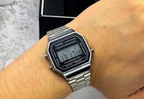Часы мужские Casio illuminator Silver Black